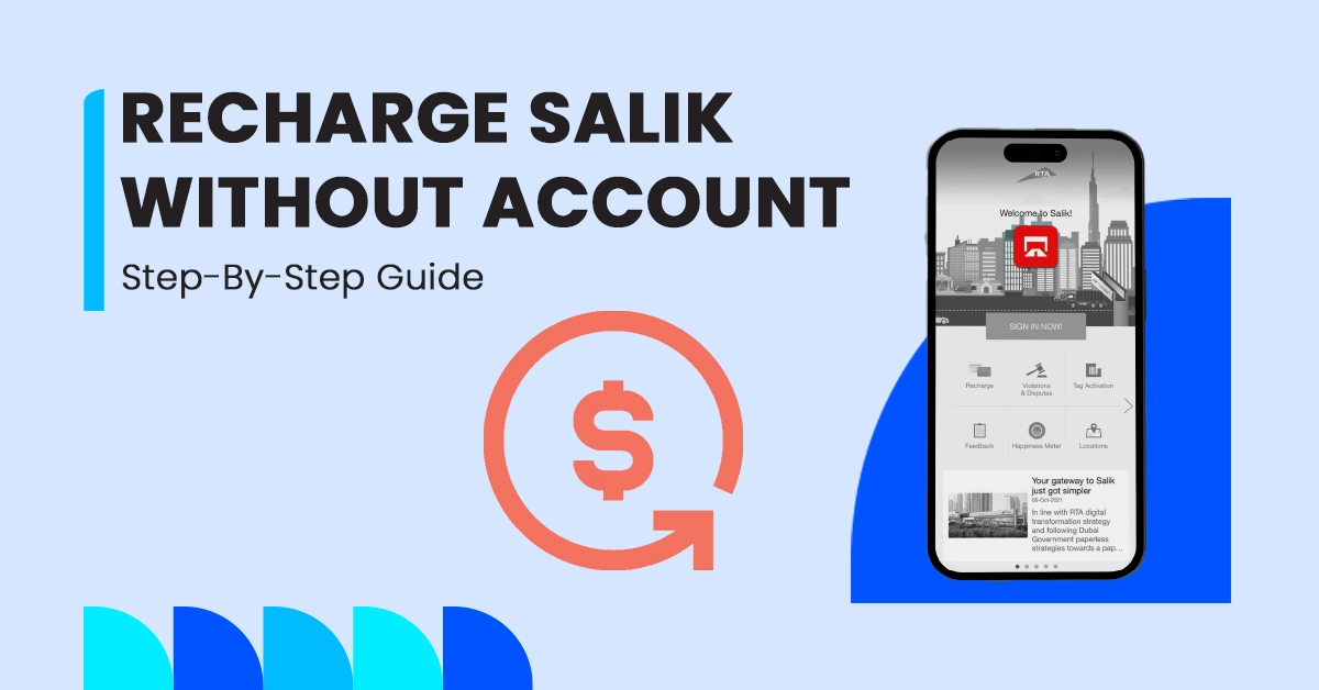 Recharge Salik Step-by-Step Guide 2025: No Account Needed!