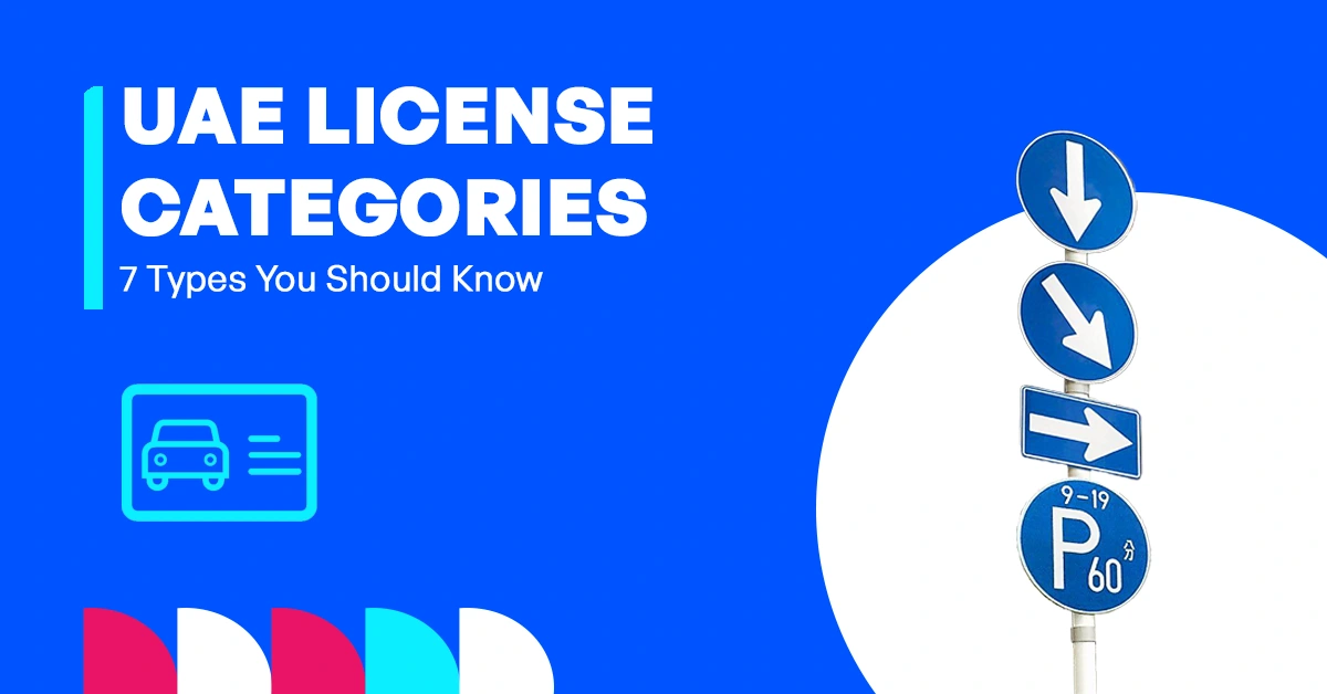 UAE Driving License Categories List 2026